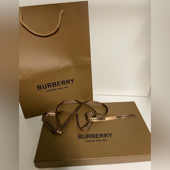 Accessories | Burberry Box And Paper Bag | Poshmark